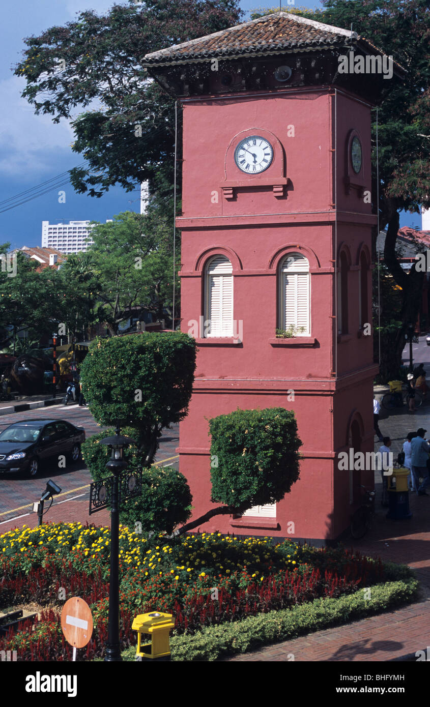 Clock Tower (c18th), adjacent to Christ Church, Dutch Colonial ...