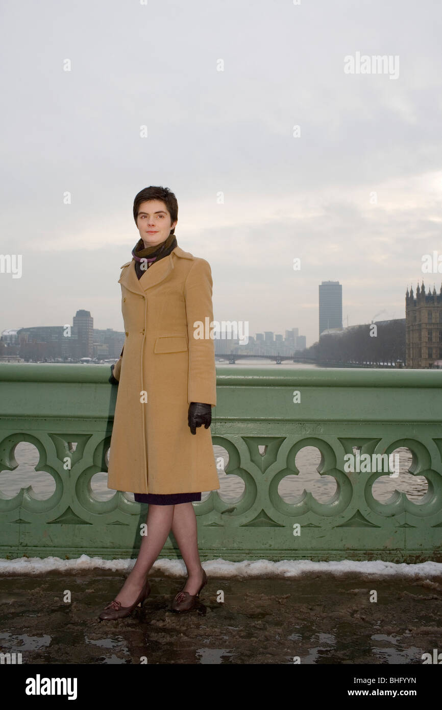 Conservative MP for Norwich North Chloe smith on Westminster Bridge by ...