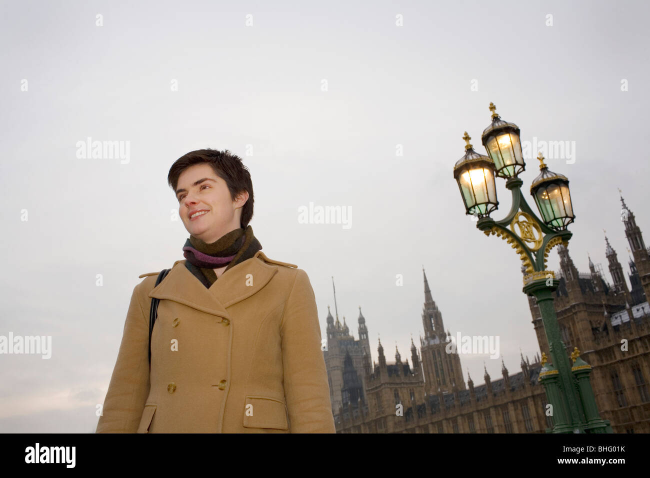 Conservative MP for Norwich North Chloe smith on Westminster Bridge by ...