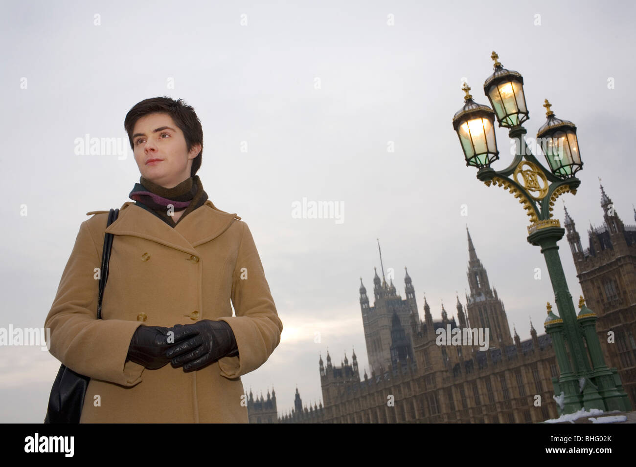 Conservative MP for Norwich North Chloe smith on Westminster Bridge by ...