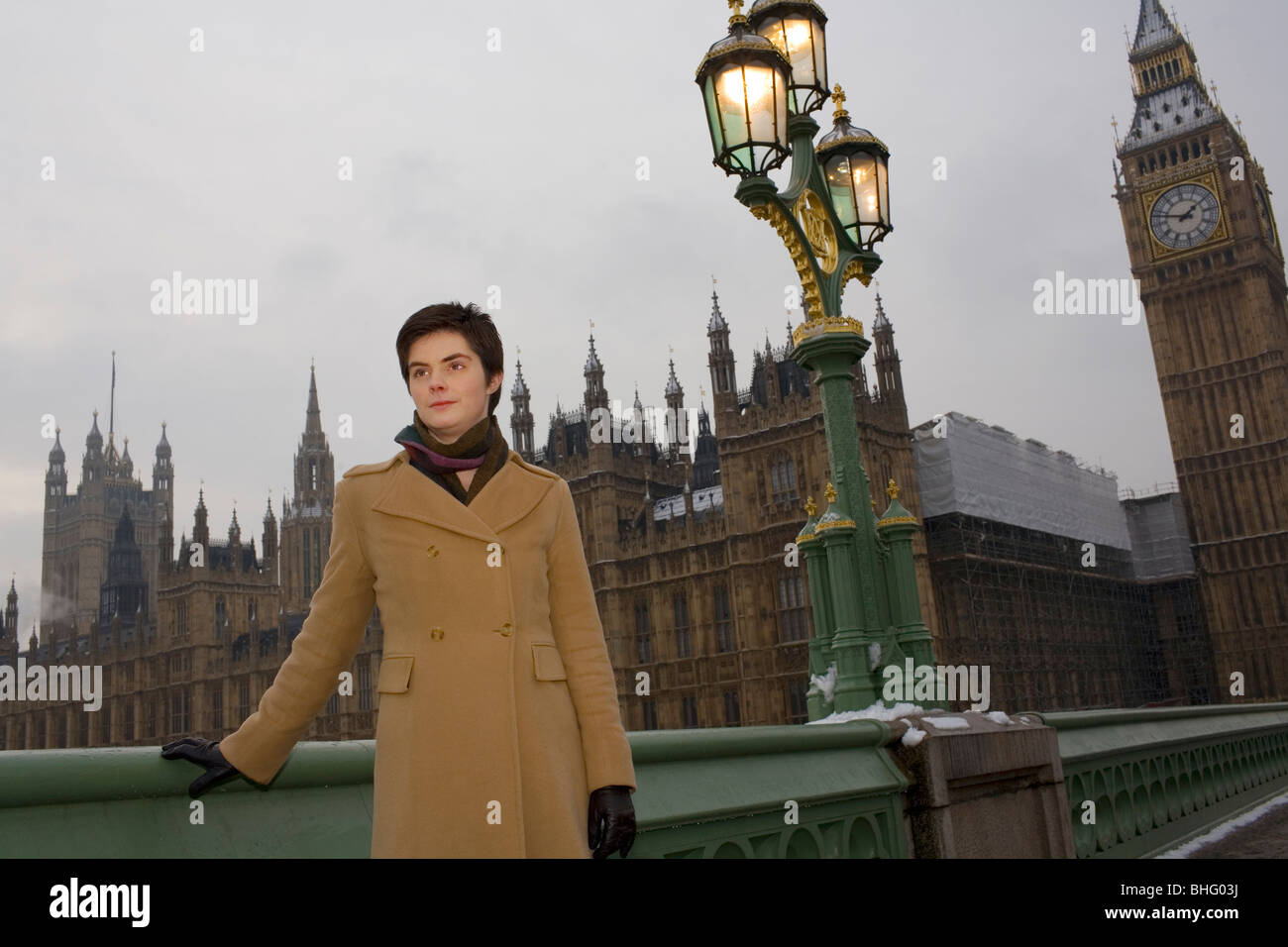 Conservative MP for Norwich North Chloe smith on Westminster Bridge by ...