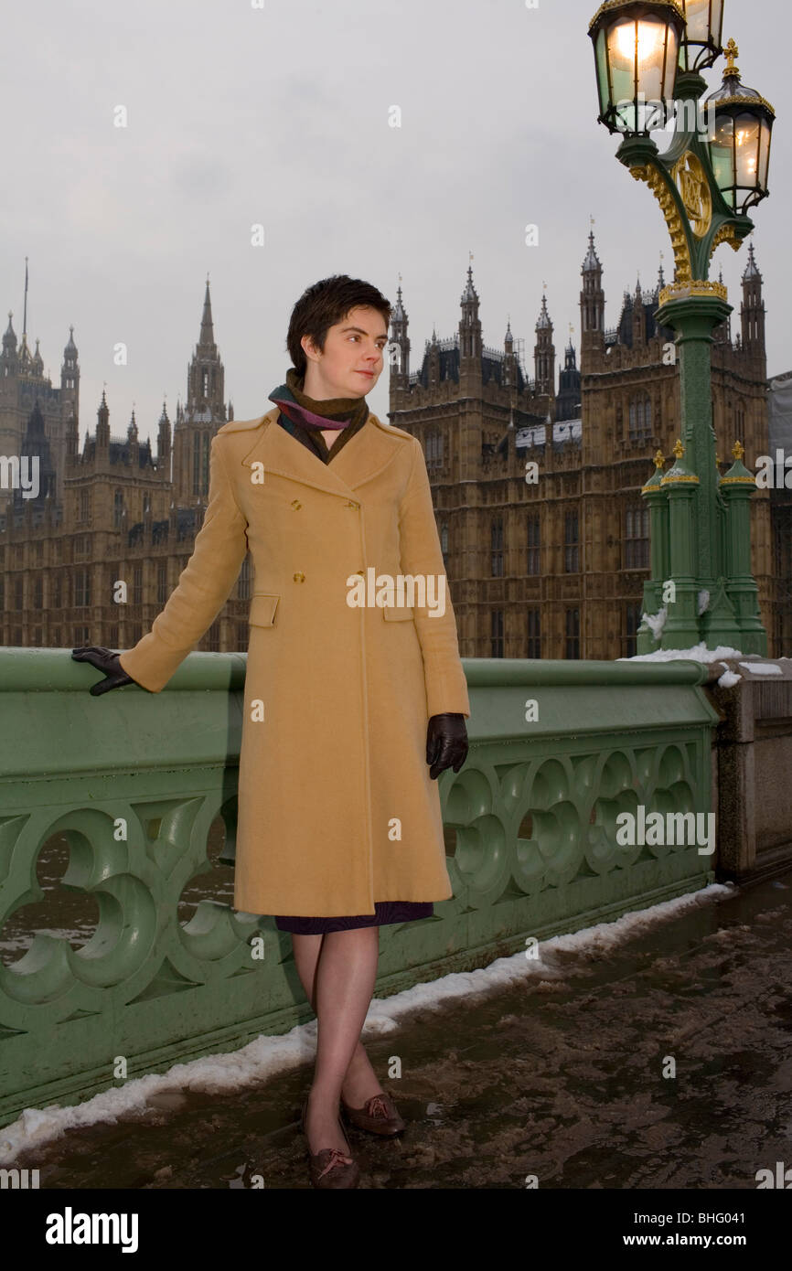 Conservative MP for Norwich North Chloe smith on Westminster Bridge by ...