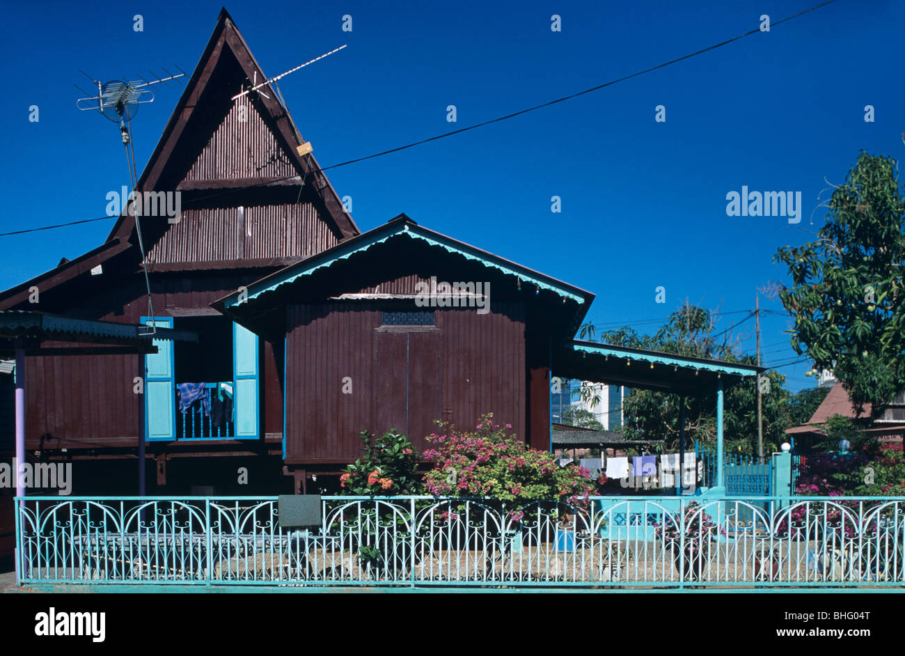 Traditional Timber or Wooden Malay Malacca or Melaka House (1920s ...