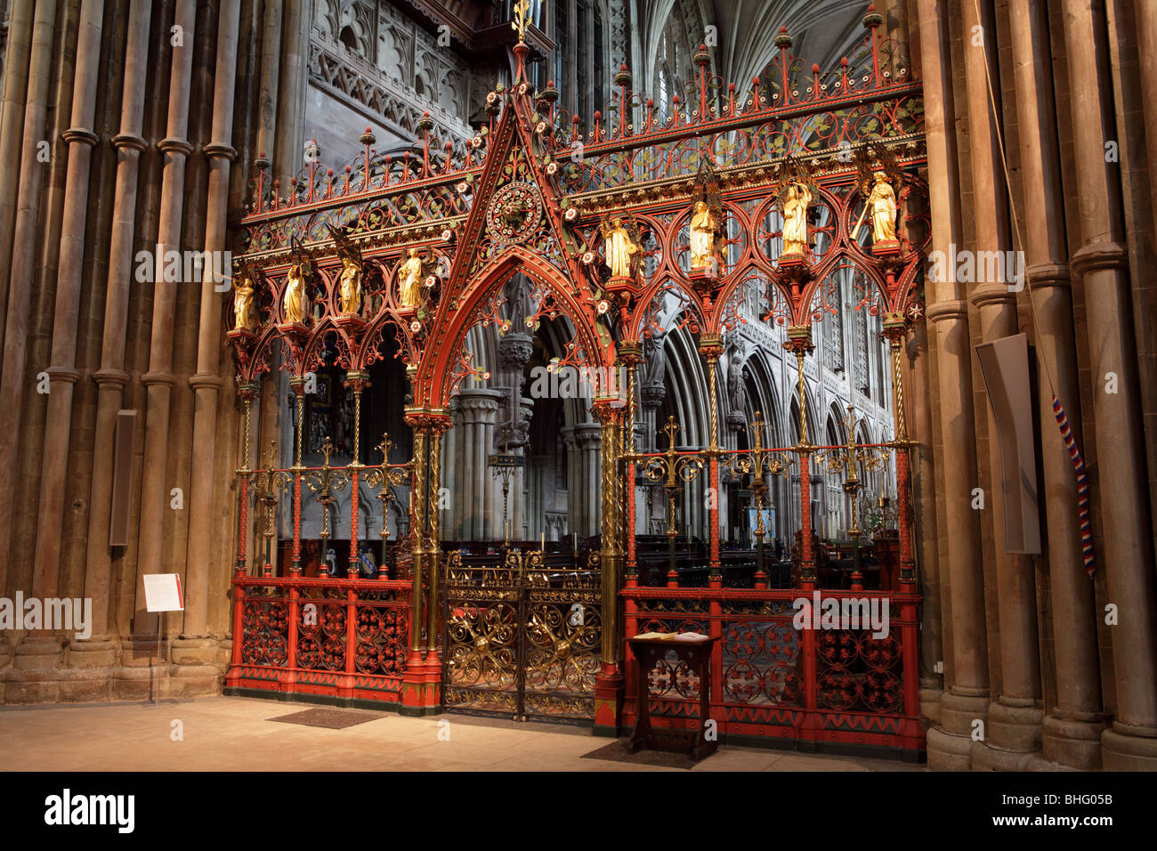 Cathedral choir screen hi-res stock photography and images - Alamy