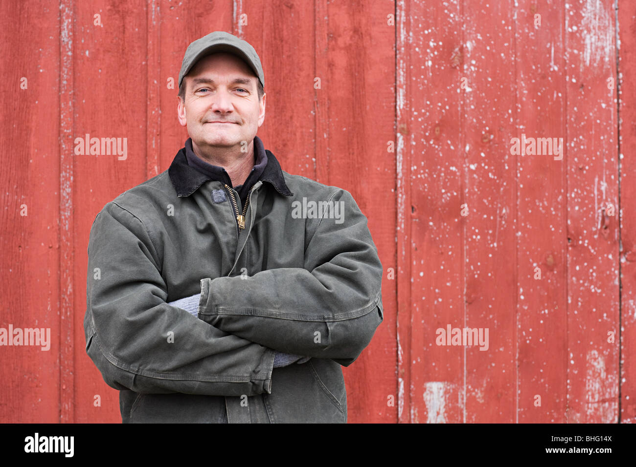 Portrait of a farmer Stock Photo - Alamy