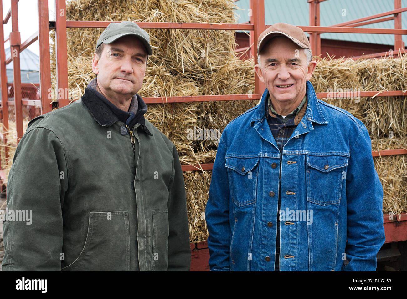 Two farmers hi-res stock photography and images - Alamy