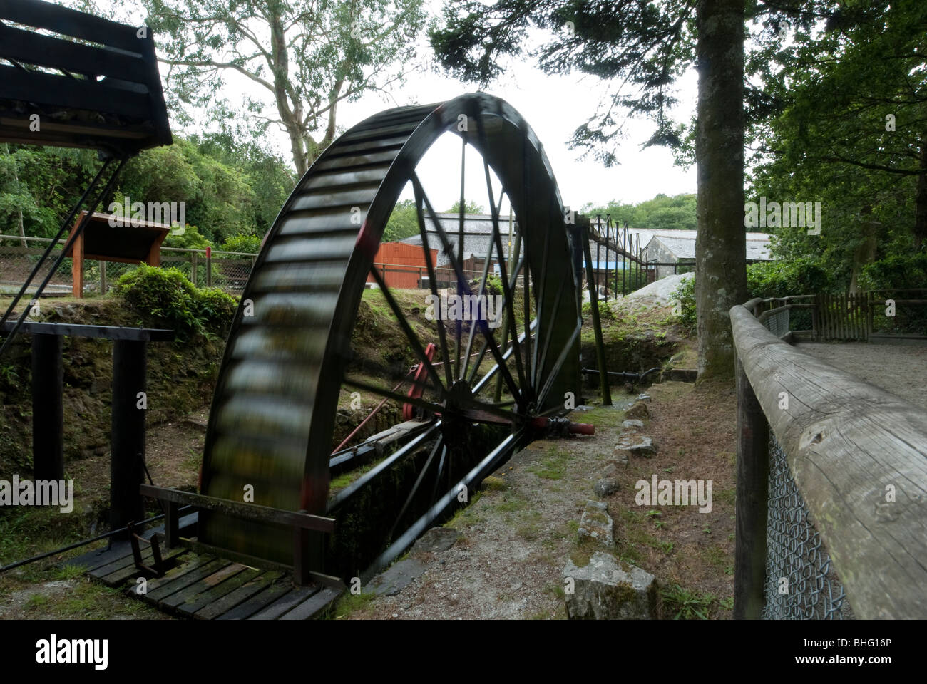 China Clay Country Park Mining Heritage centre Cornwall Stock Photo - Alamy
