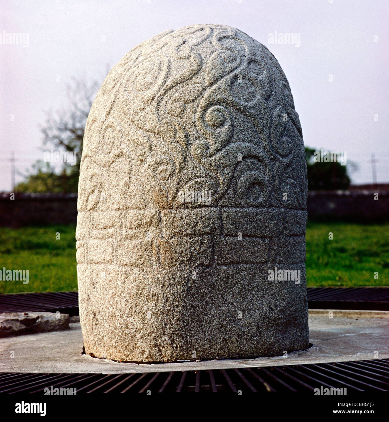 Turoe Stone, Co.Galway, Eire, 1st century BC. Artist: Unknown Stock ...
