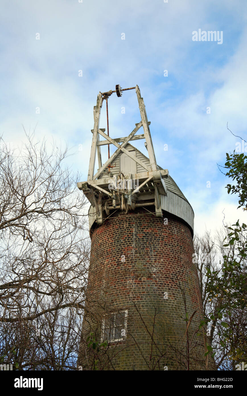 Top section of High's Drainage Mill by the Weavers Way long distance ...