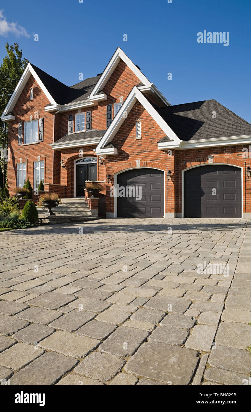 Exterior of a large house Stock Photo - Alamy