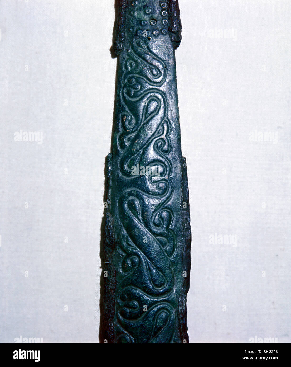 Celtic bronze & iron sword scabbard, North Italy, late 4th century BC ...