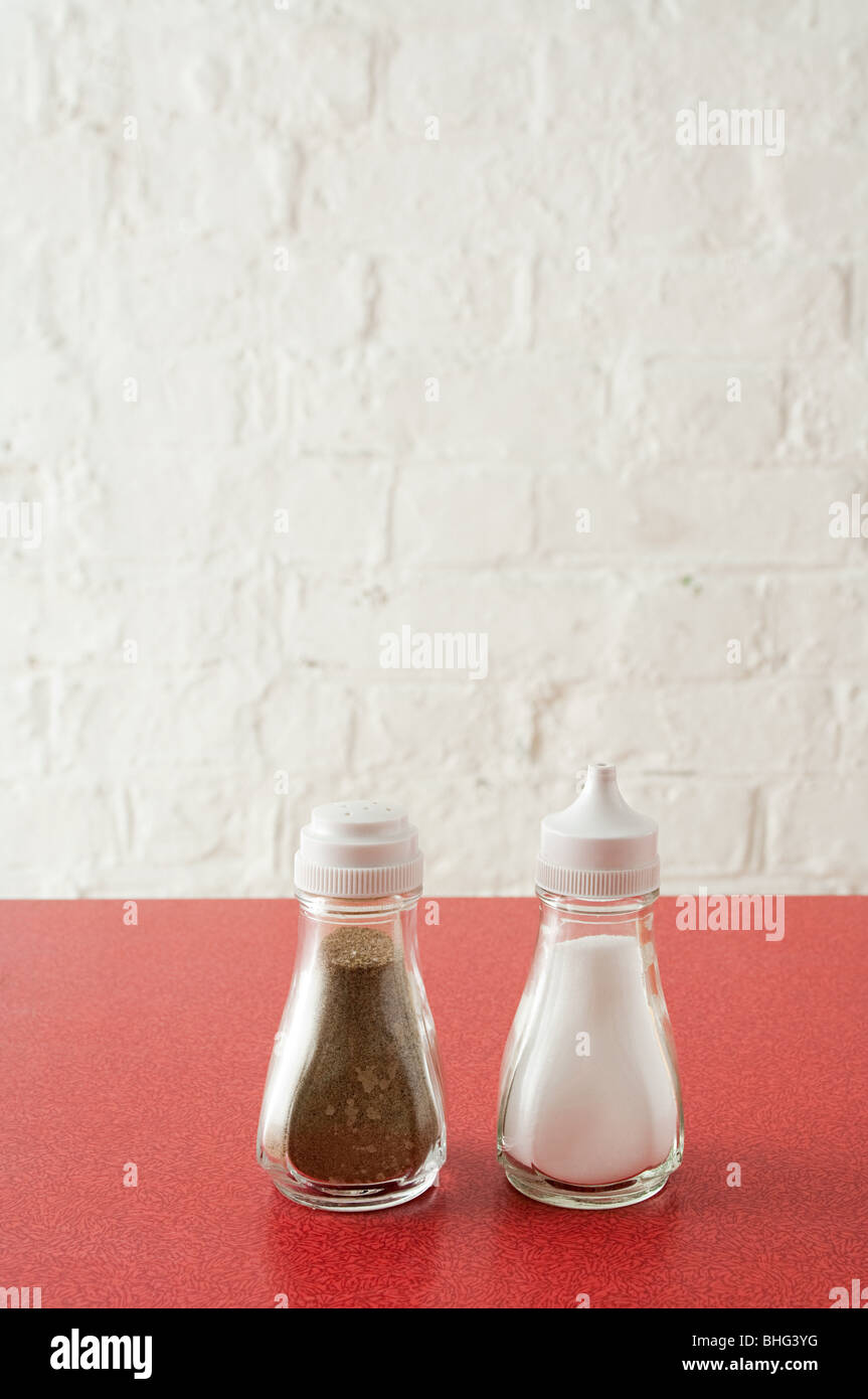Salt and pepper shakers Stock Photo - Alamy
