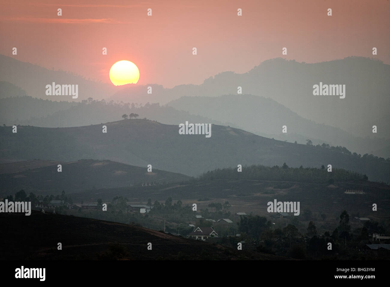 Phonsavan sunset hi-res stock photography and images - Alamy