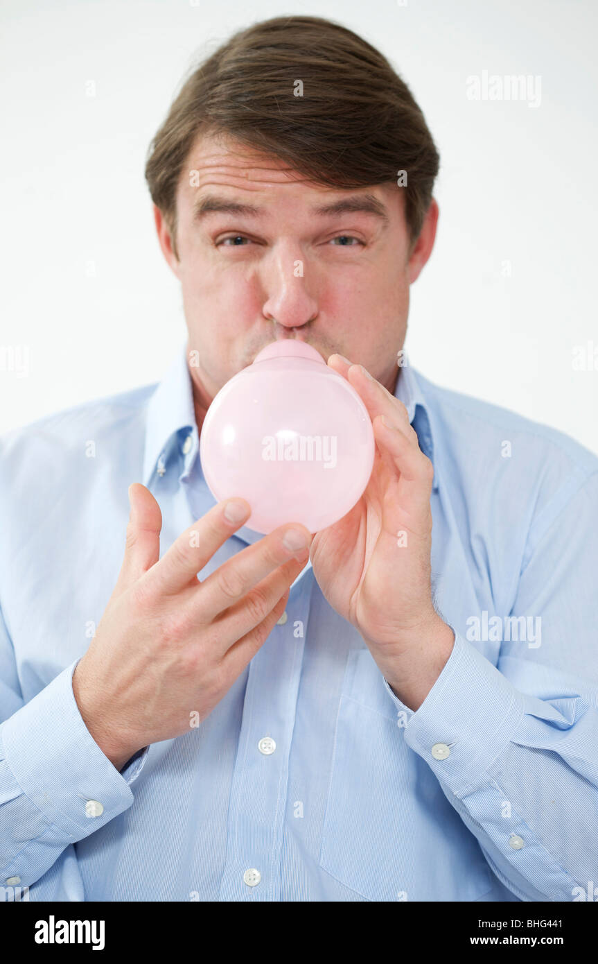 Man inside a balloon hi-res stock photography and images - Alamy