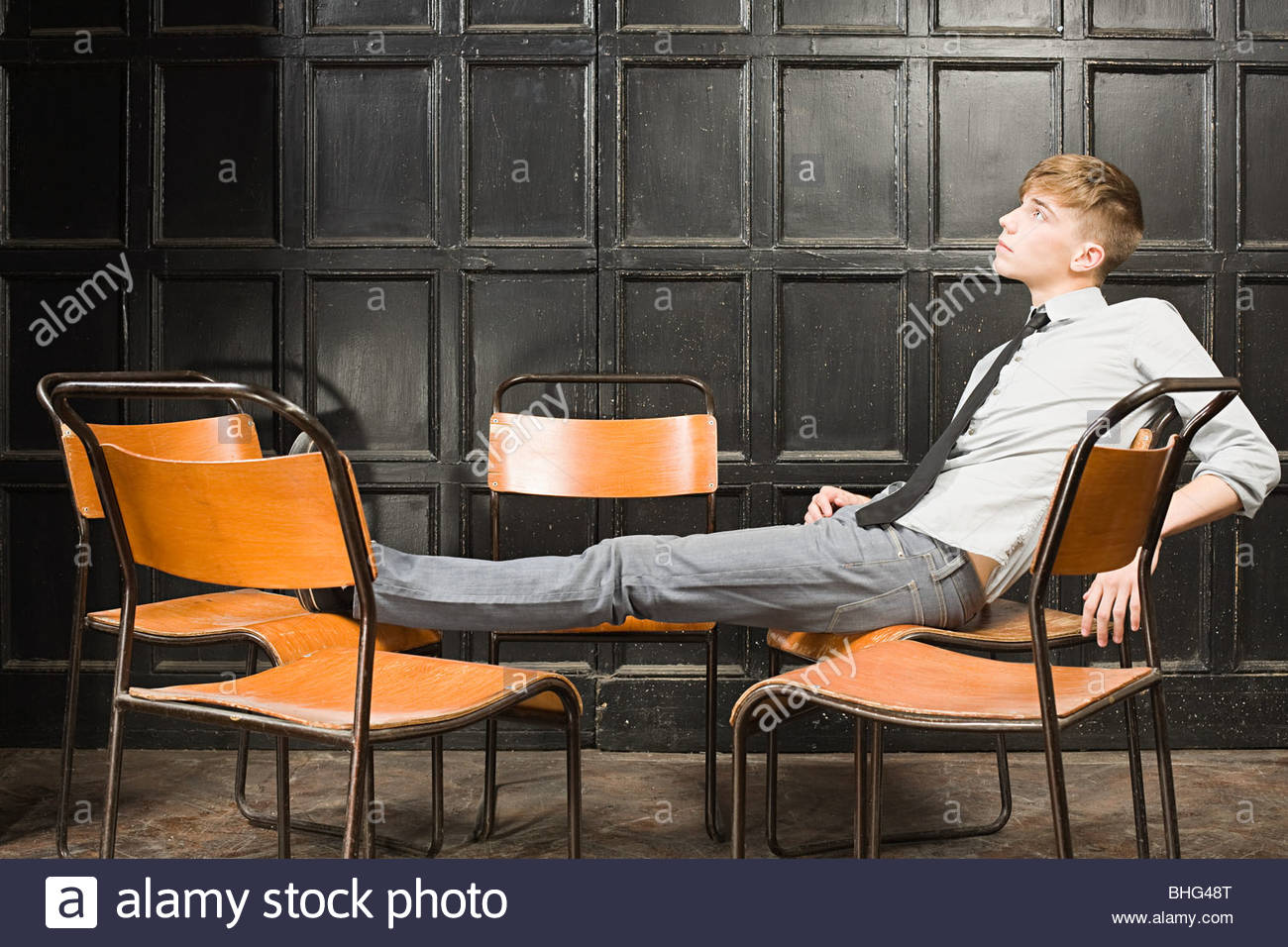 School Chair One Stock Photos & School Chair One Stock Images - Alamy