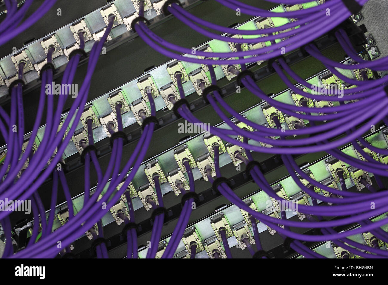 data patch panel Stock Photo - Alamy