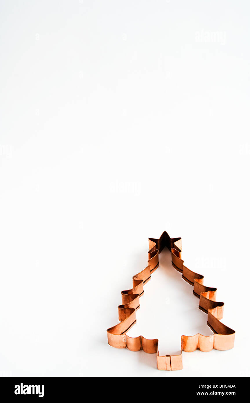 Christmas tree shaped cookie cutter Stock Photo - Alamy