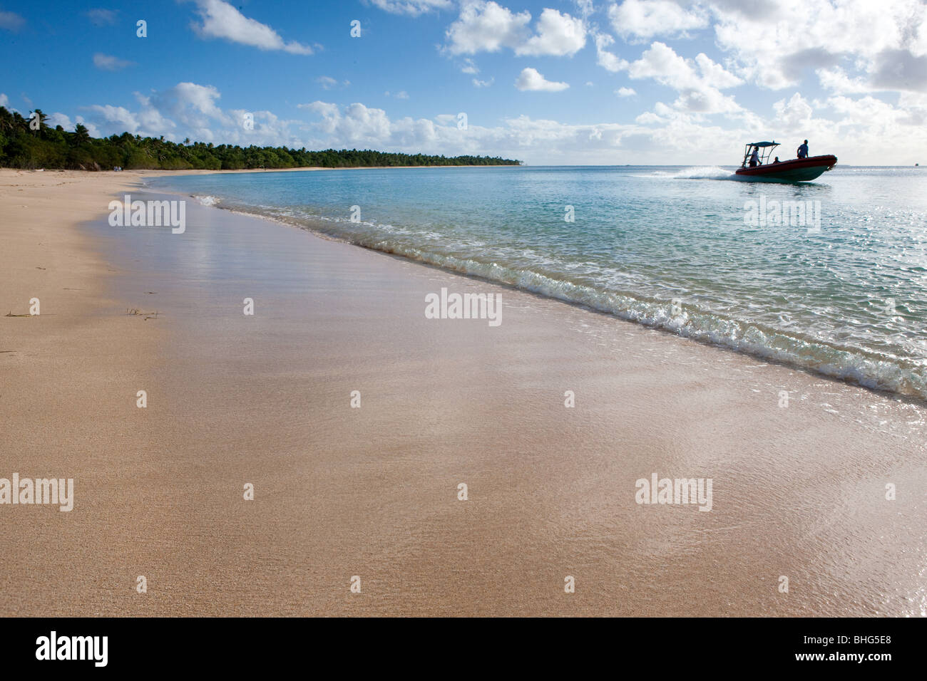 Waves Lap onto Shore, Tonga Stock Photo - Alamy