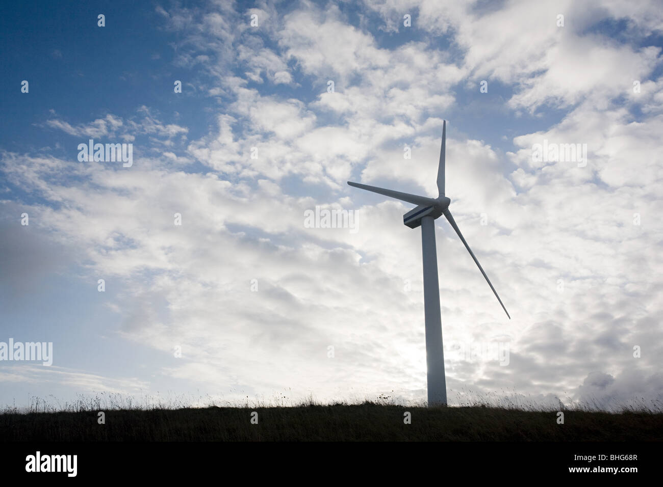 Wind turbine, Cumbria Stock Photo - Alamy