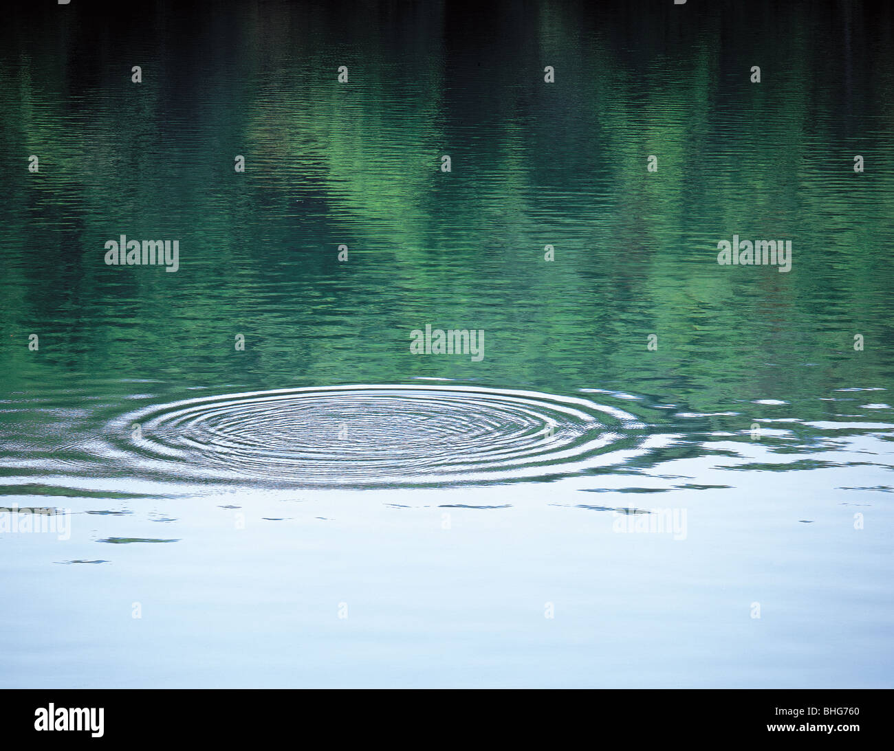 Calm water surface reflection green hi-res stock photography and images ...