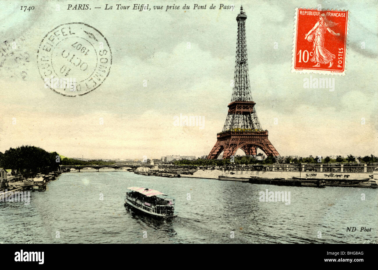 Postmark 19th century hi-res stock photography and images - Alamy