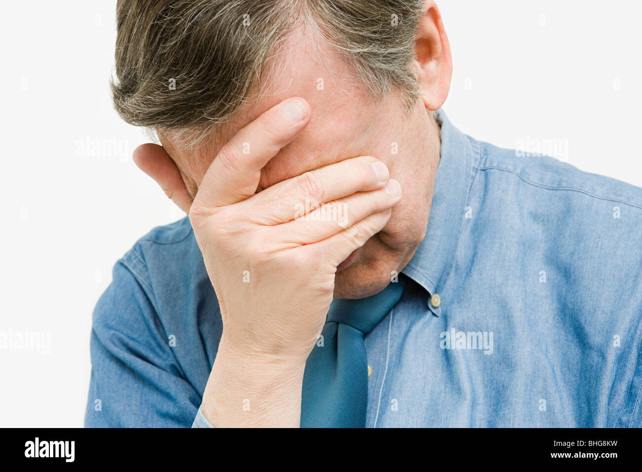 Hand over face hi-res stock photography and images - Alamy