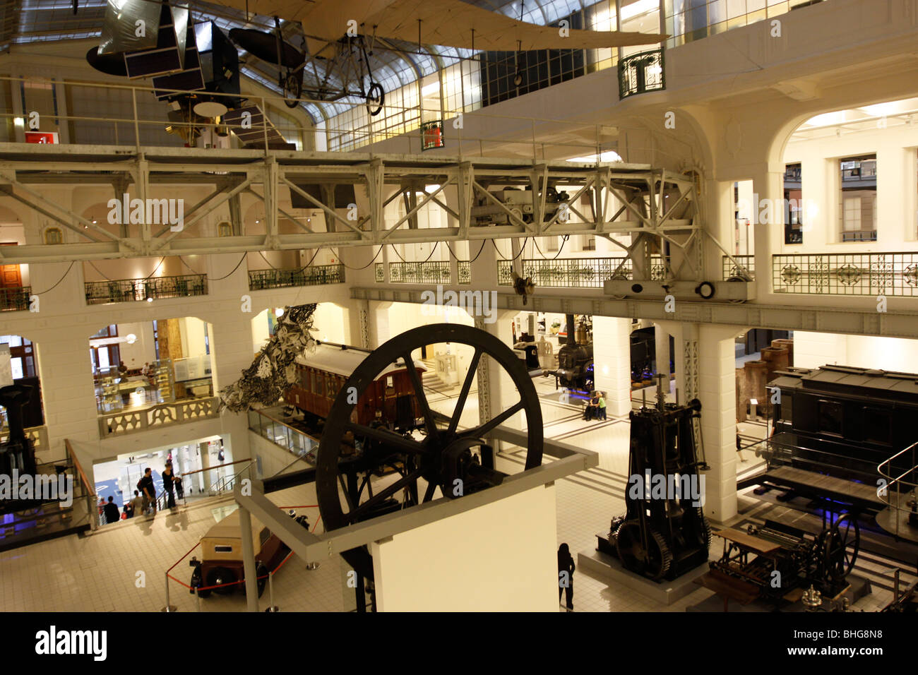 Technological museum vienna inside Stock Photo - Alamy