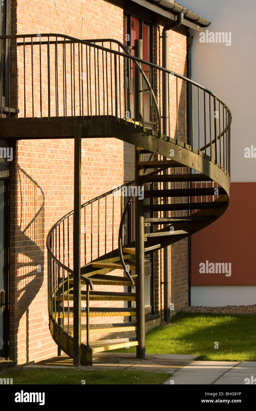 External spiral staircase hi-res stock photography and images - Alamy