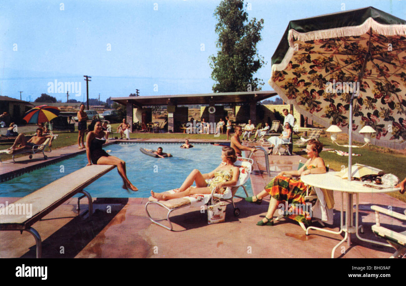 1950s swimming pool hi-res stock photography and images - Alamy