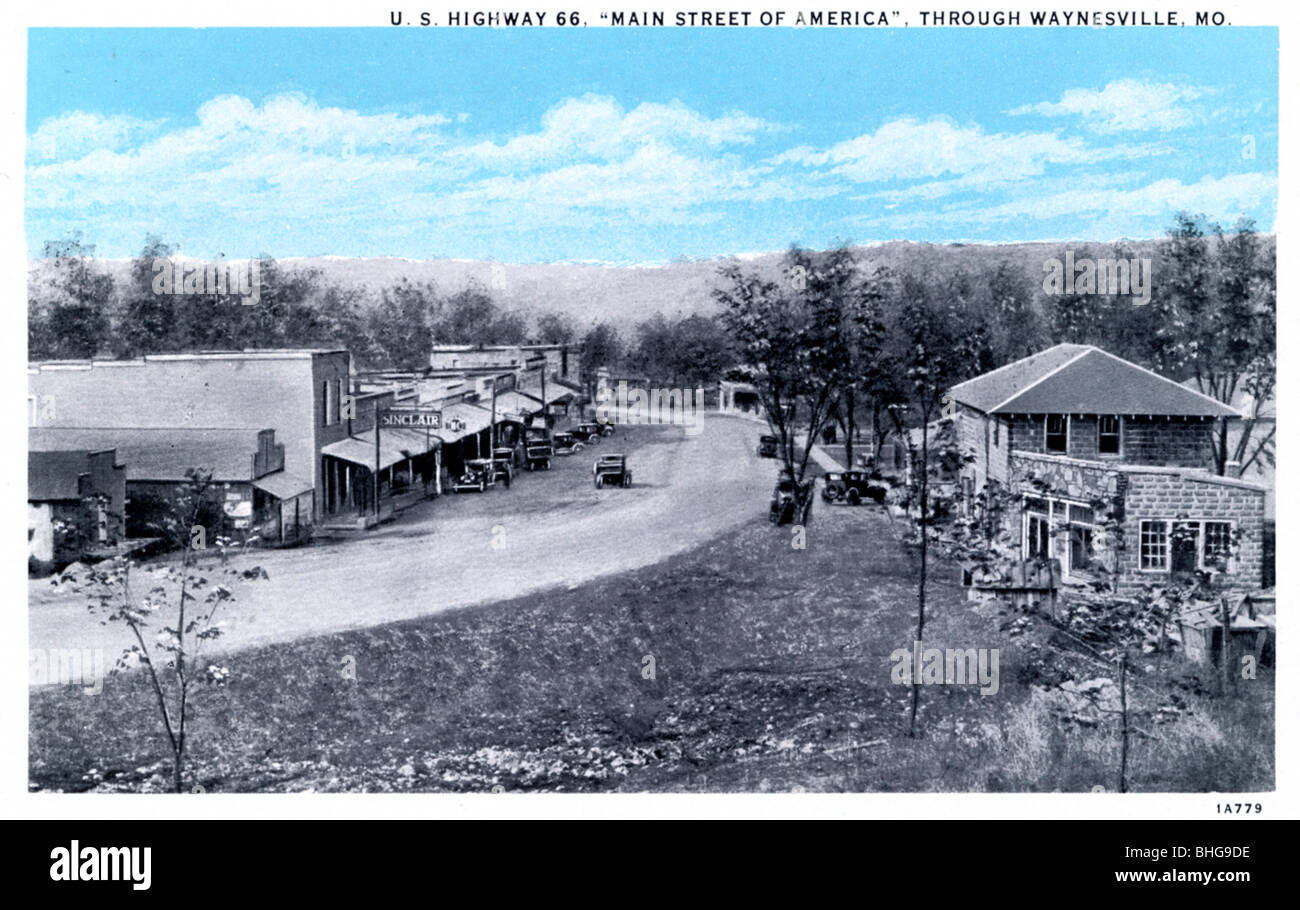 1930s highway 66 hi-res stock photography and images - Alamy
