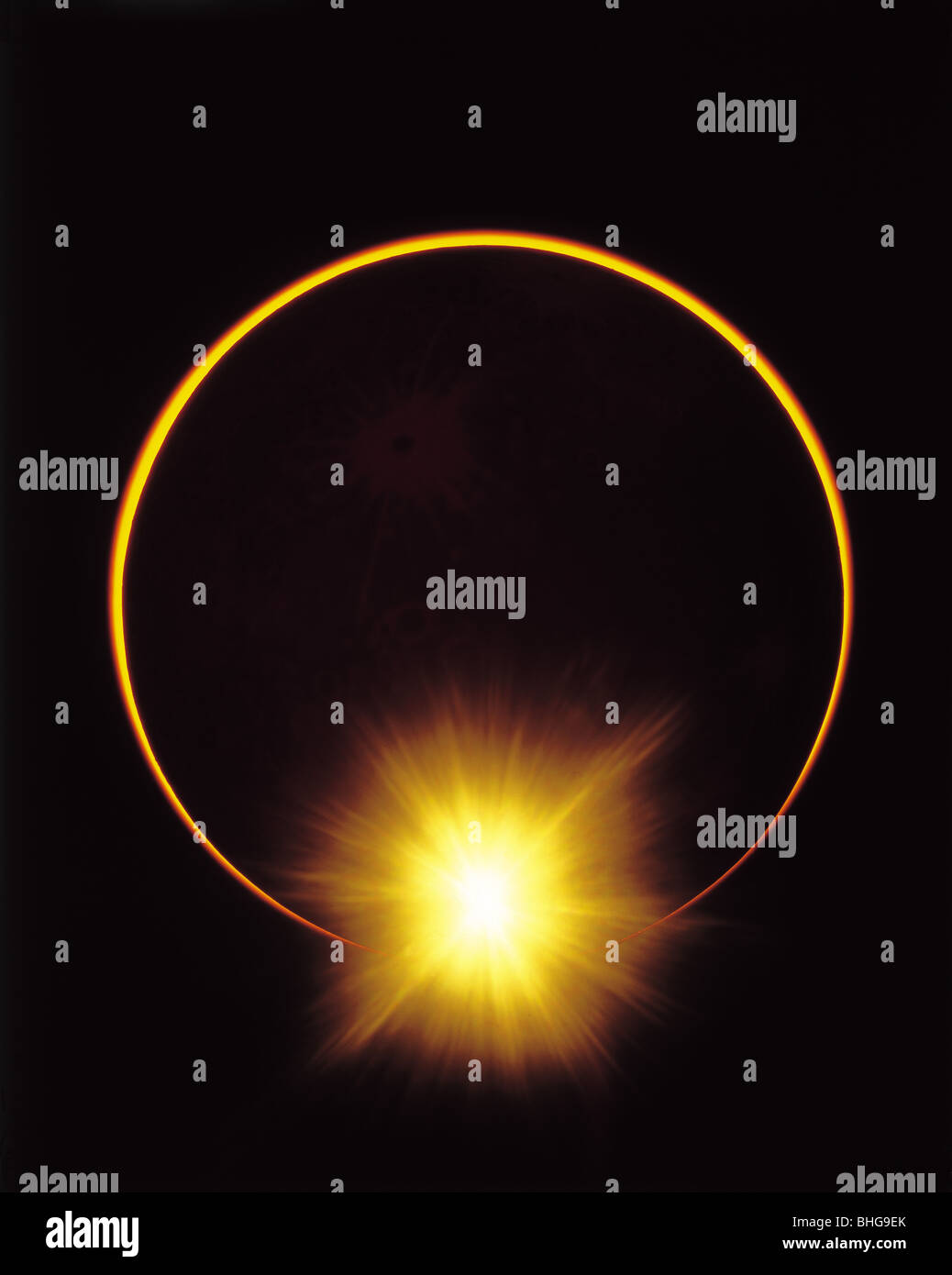 A solar eclipse Stock Photo - Alamy