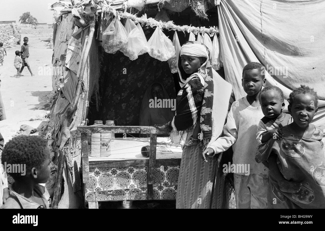 Somali bantu Black and White Stock Photos & Images - Alamy