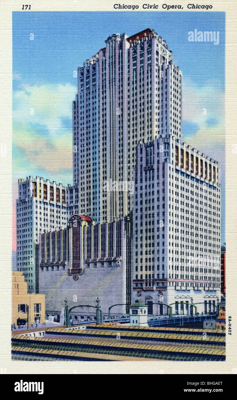 Chicago opera house 1920s hi-res stock photography and images - Alamy