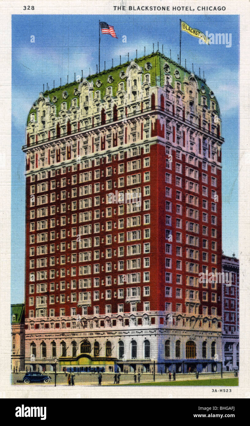 The Blackstone Hotel, Chicago, Illinois, USA, 1933. Artist: Unknown ...