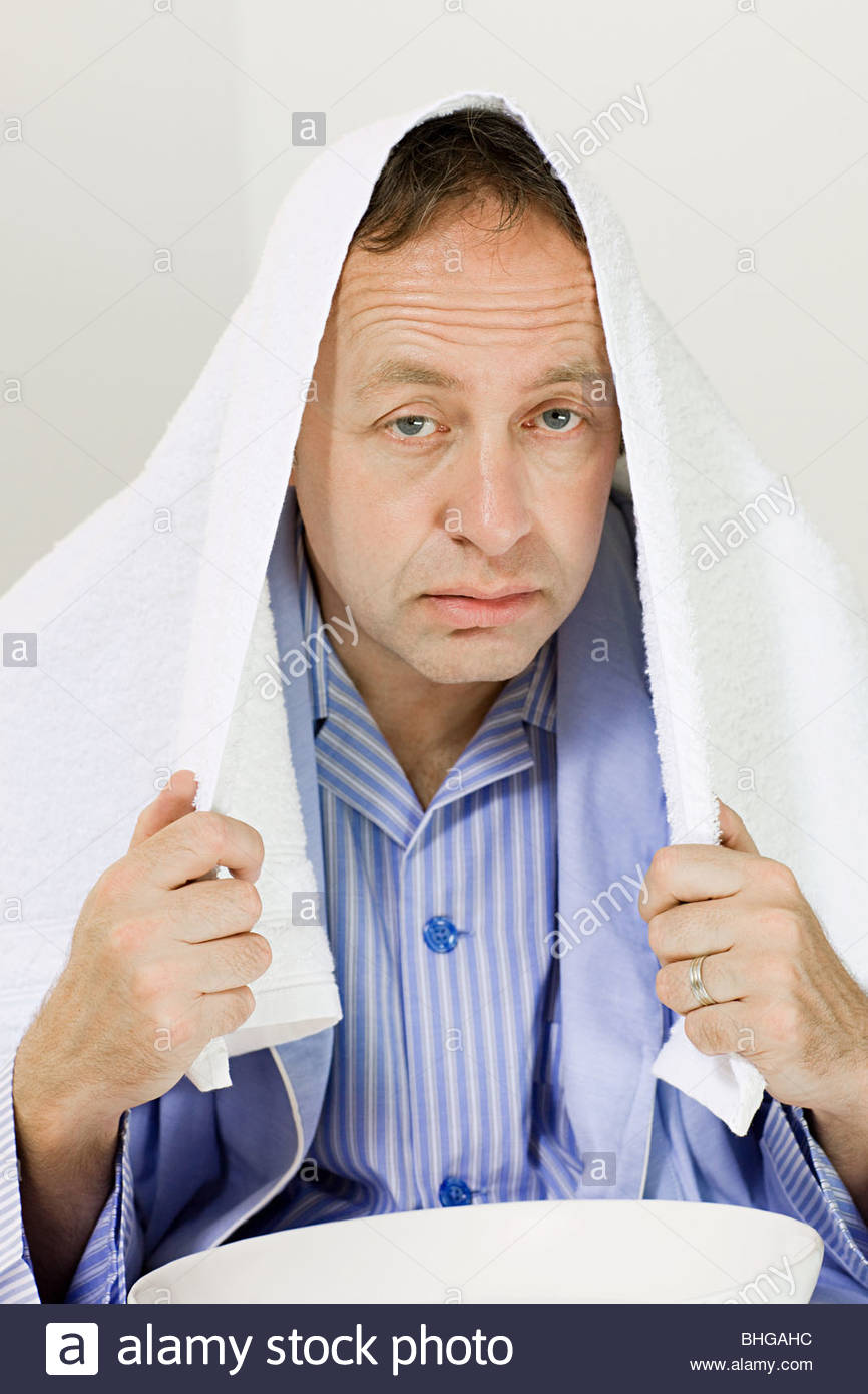 Man with a cold Stock Photo, Royalty Free Image: 28019080 - Alamy