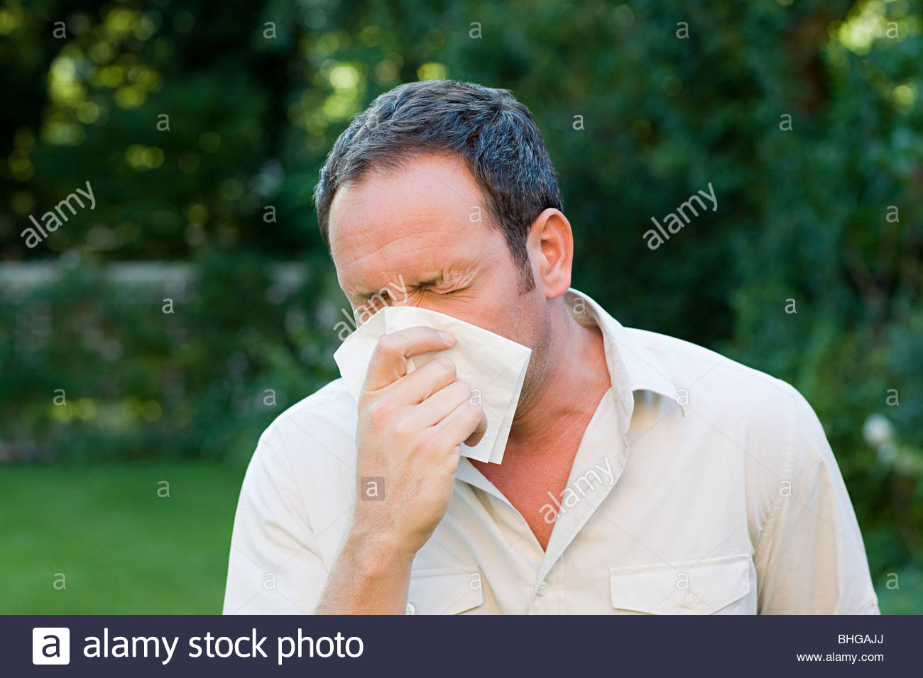 Man sneezing Stock Photo, Royalty Free Image: 28019114 - Alamy