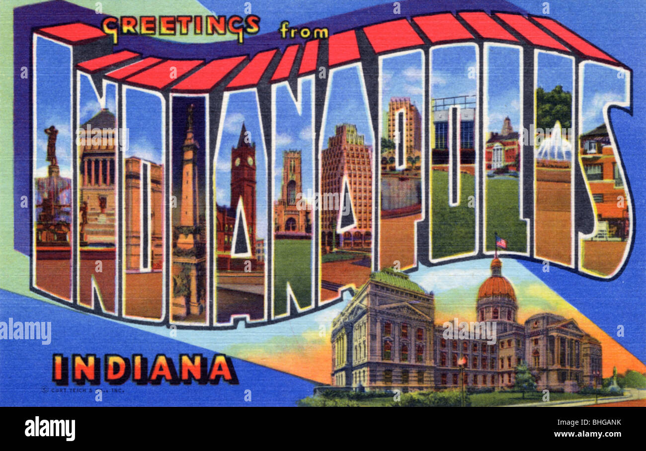 Indianapolis word hi-res stock photography and images - Alamy