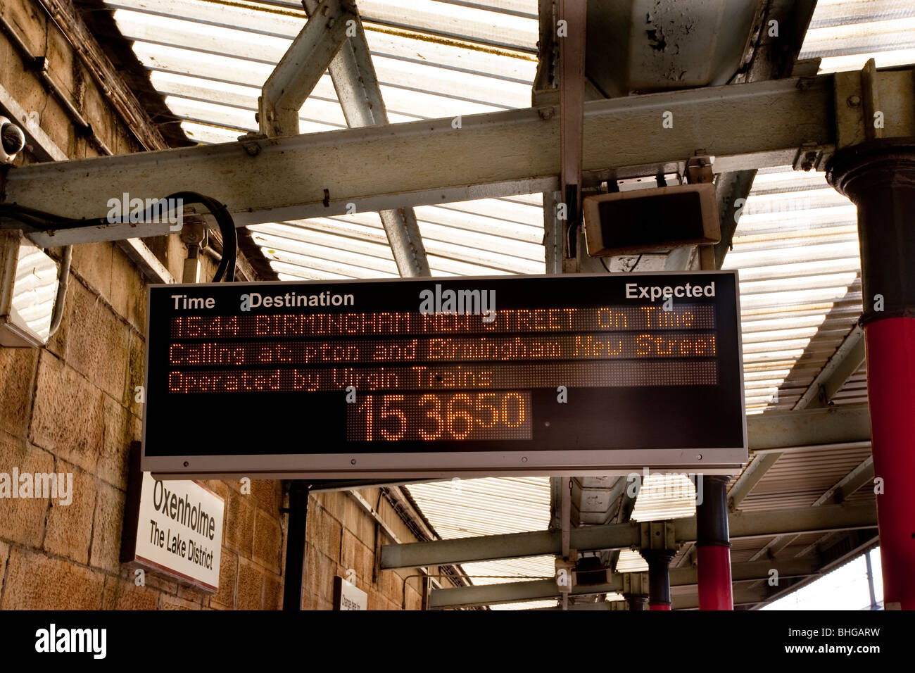 Oxenholme Railway Station Lake District Stock Photo - Alamy