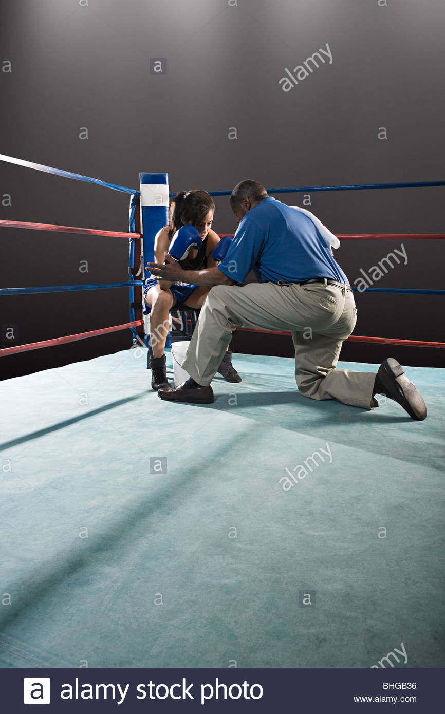Woman Boxer Corner Ring Stock Photos & Woman Boxer Corner Ring Stock ...