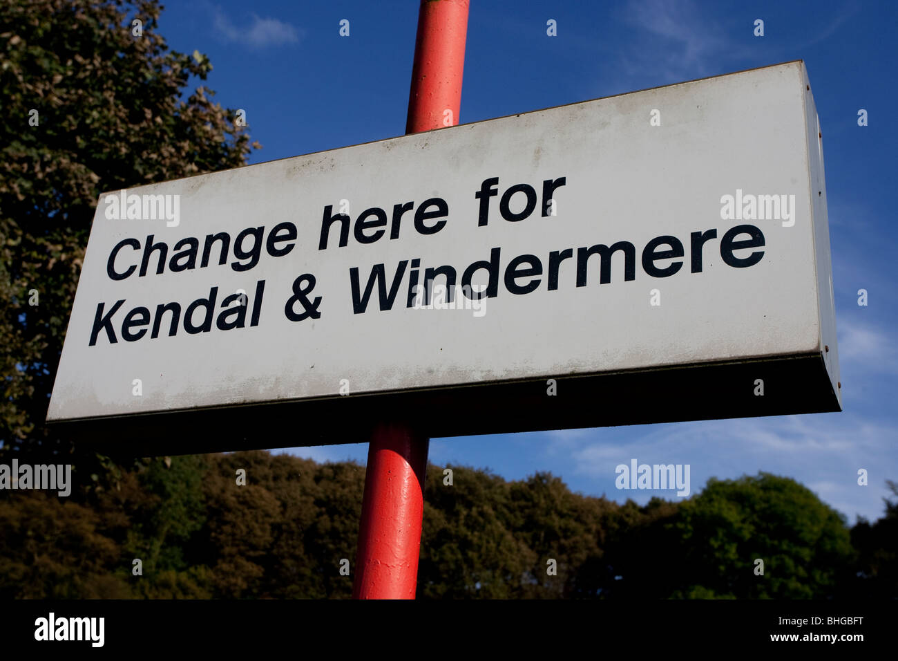 Oxenholme Railway Station Lake District Stock Photo - Alamy