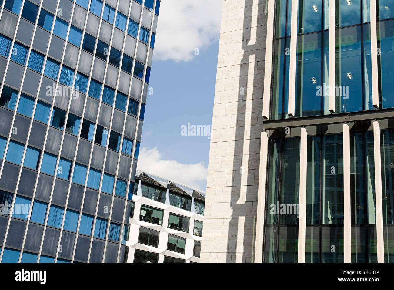 Facades of an office building Stock Photo - Alamy