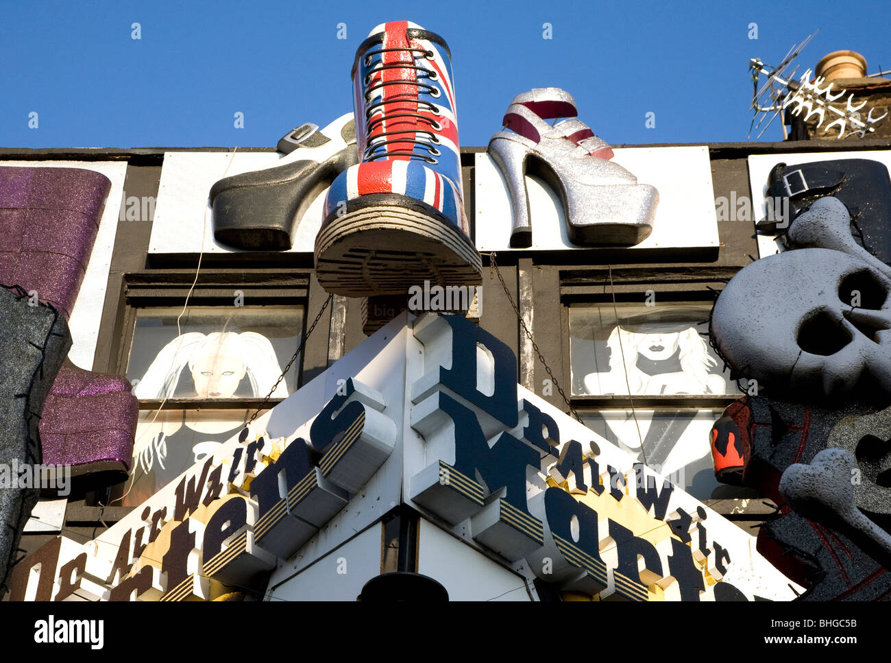 Giant boot on shop in Camden Town,. London Stock Photo - Alamy