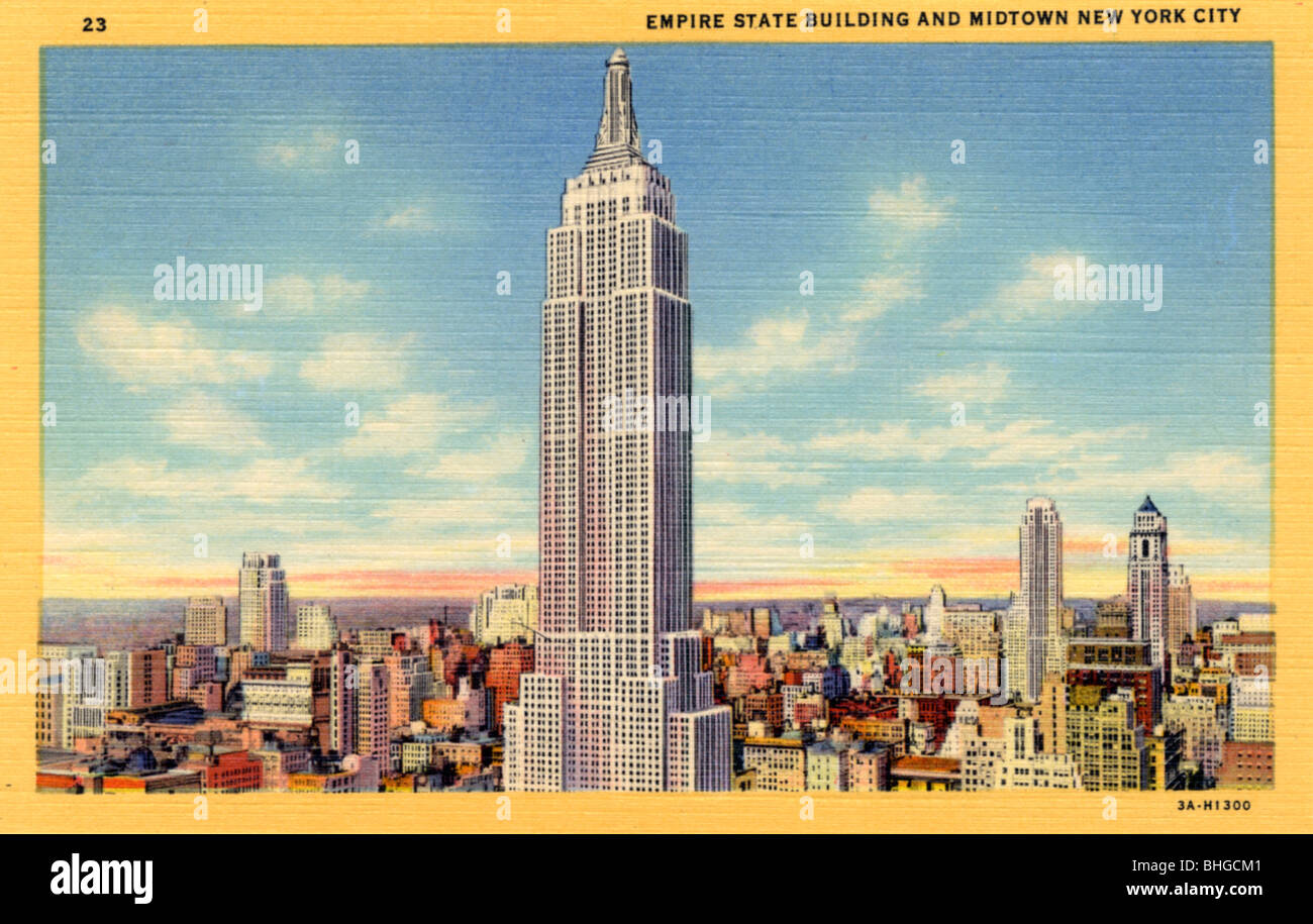 Empire state building 1930s hi-res stock photography and images - Alamy