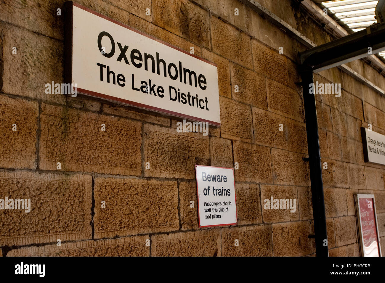 Oxenholme Railway Station Lake District Stock Photo - Alamy