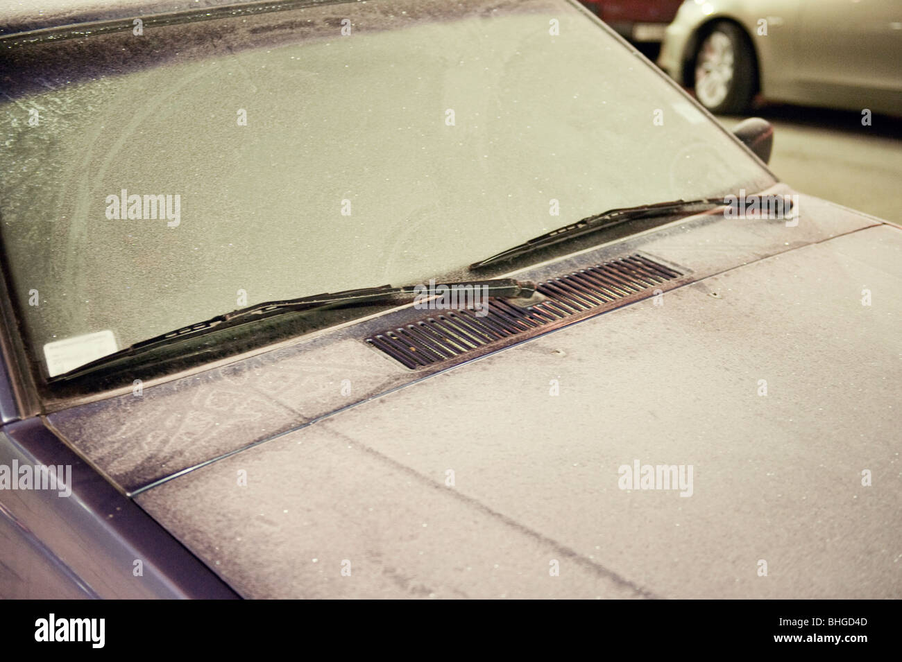 A frosty car, Sweden Stock Photo - Alamy