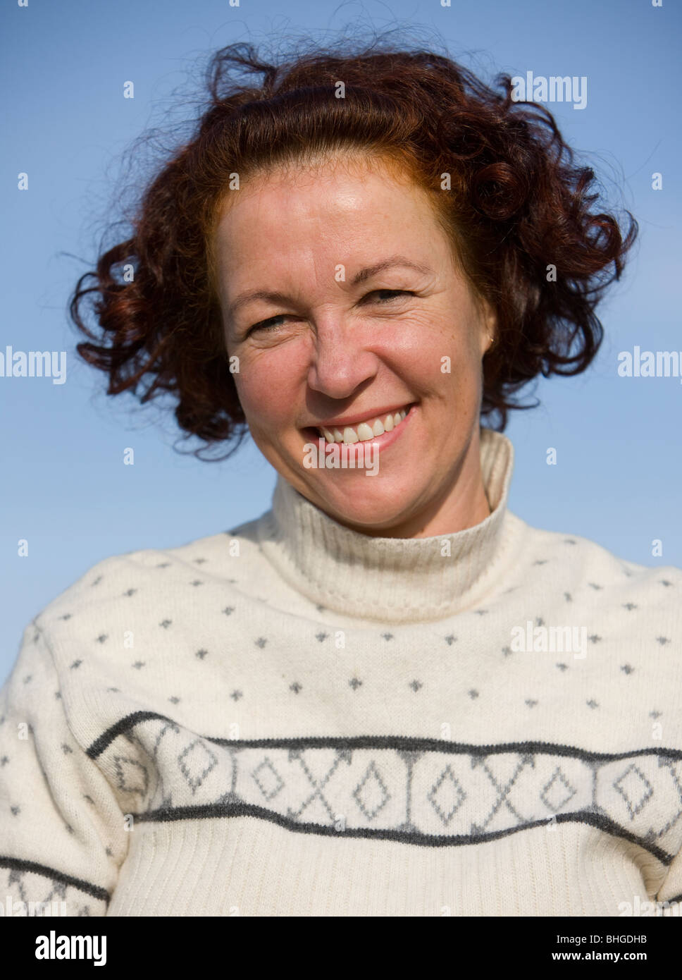 Portrait of a mature woman, Sweden Stock Photo - Alamy