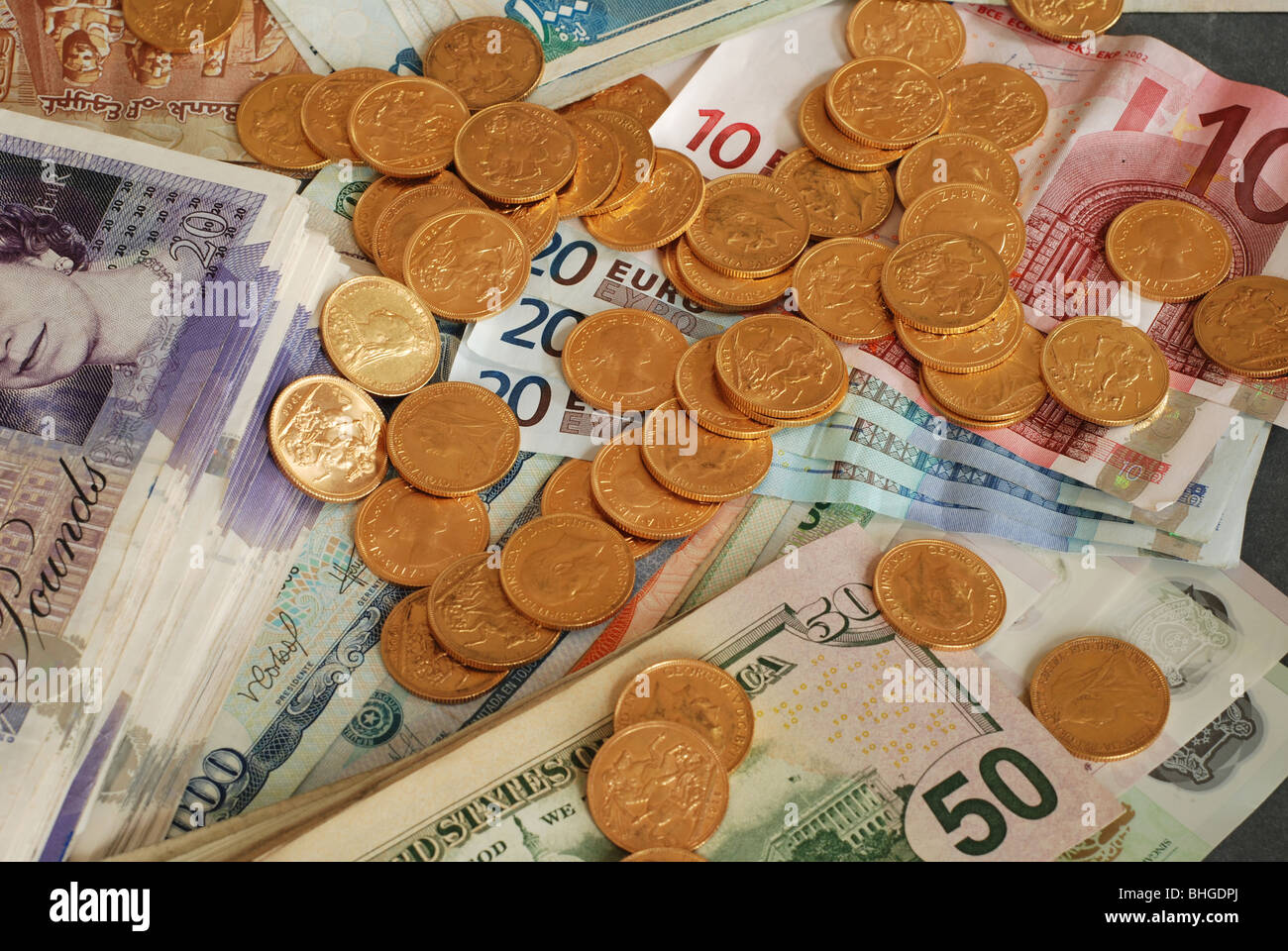 Mixed currencies hi-res stock photography and images - Alamy