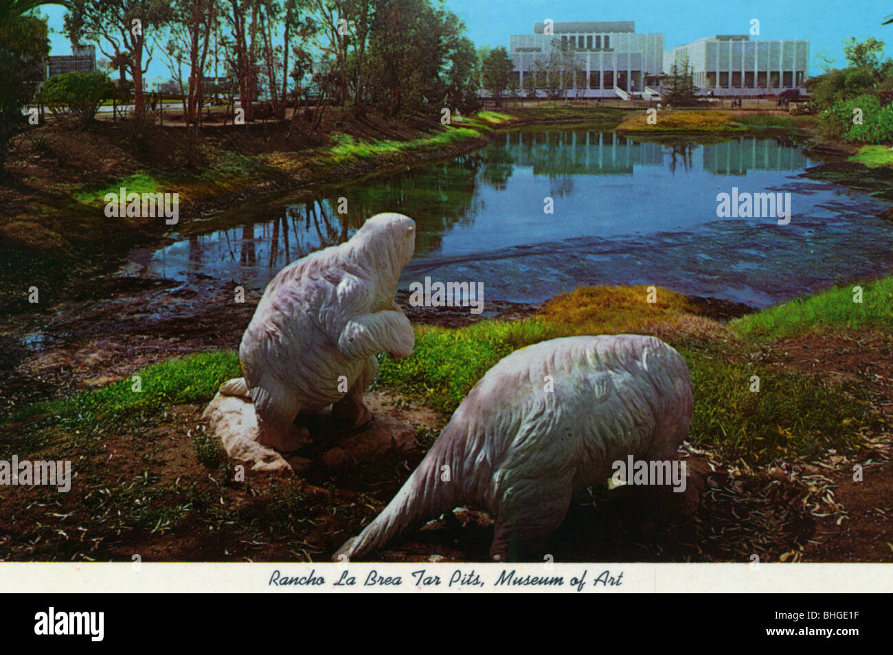 Rancho La Brea Tar Pits, Hancock Park, Los Angeles County Museum of Art ...