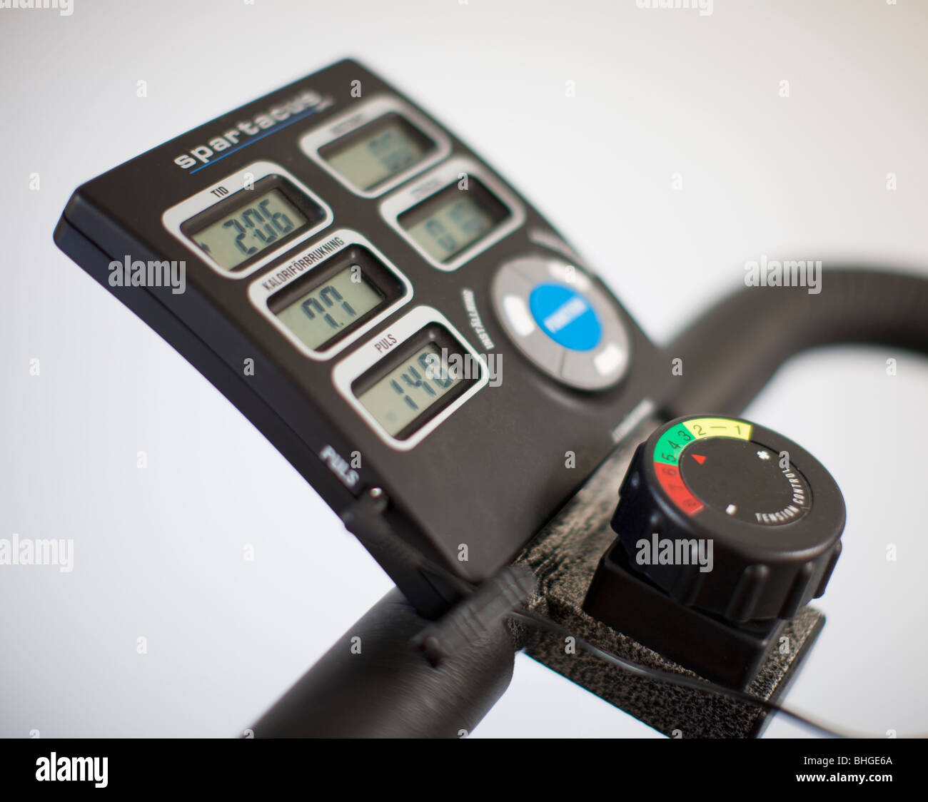 Detail of a cycle exercise Stock Photo - Alamy
