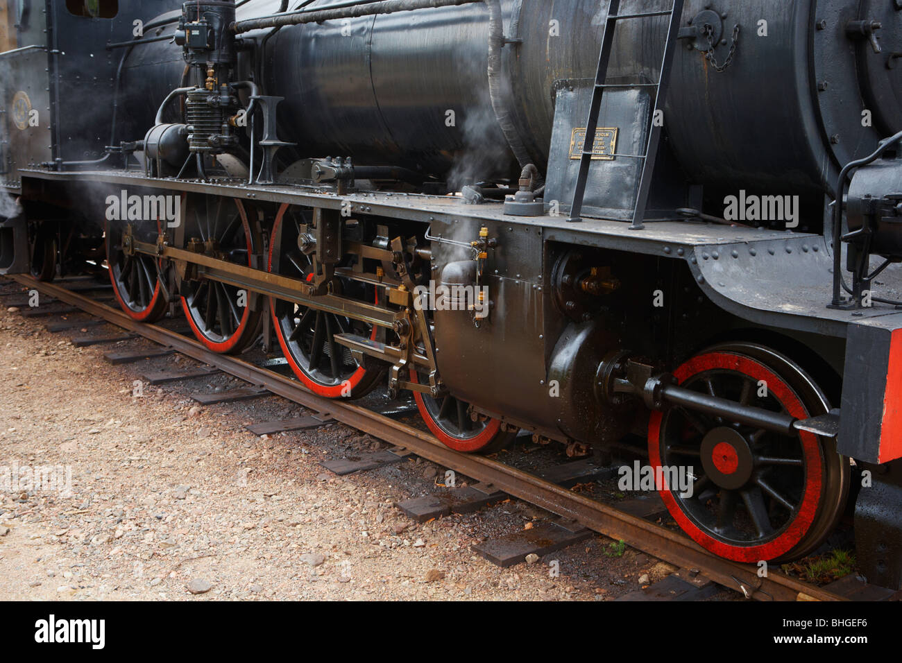 Black steam engine hi-res stock photography and images - Alamy